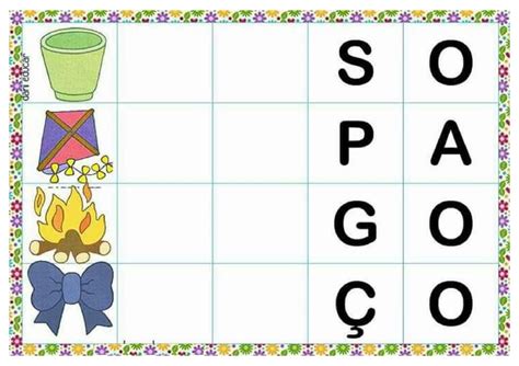 Jogos Ludicos Para Alfabetização Para Imprimir EDUKITA