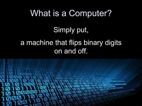 Binary Numbers And Computing PPT