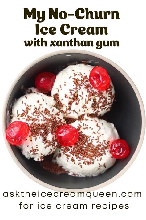 My No Churn Ice Cream With Xanthan Gum Ask The Ice Cream Queen