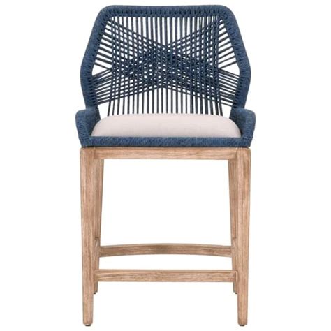 The Curated Nomad Hurlingham Rope Weave Counter Stool Na Bed Bath