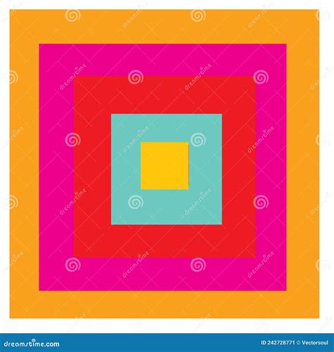 Overlapping Random Squares Abstract Colorful Geometric Vector