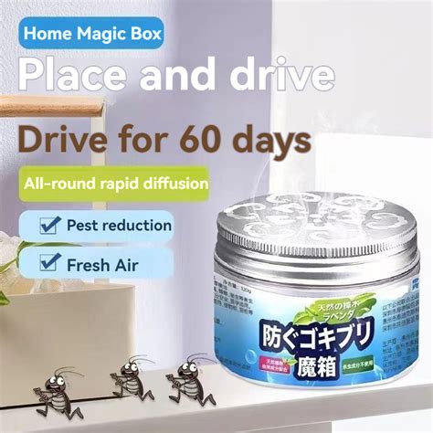 Japan Cockroach Repellent Magic Box120g Cockroach Killer Bait 【safe Non