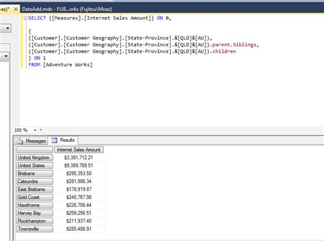 Mdx Statement Skip Level Stack Overflow