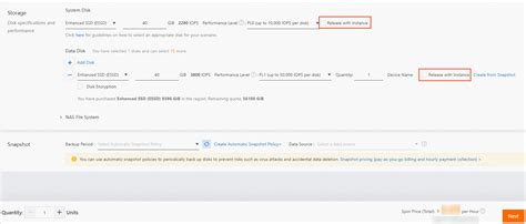 attach the system disk or data disks of a preemptible instance to