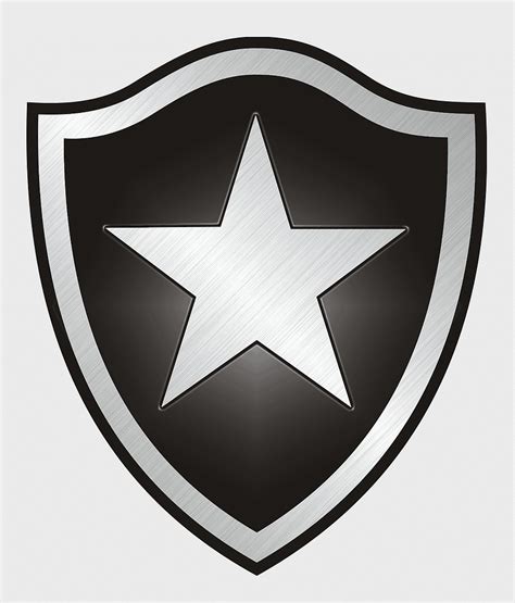Botafogo Emblem Black Star Shield Botafogo Futebol Clube Logo Copa