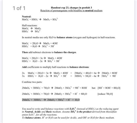 Solved Write Balanced Net Ionic Equations For The Three