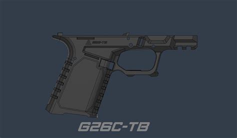 Fichier Stl Glock 26 Compact Prêt Pour Le Stipple Inspiré Du Strike