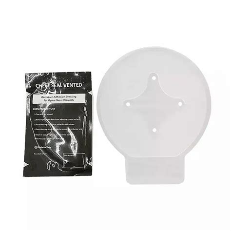 Wound Care Occlusive Chest Seal Non Vented Adhesive Dressing Chest