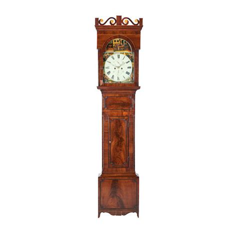 Bonhams A 19th Century Mahogany Longcase Clockindistinctly Signed
