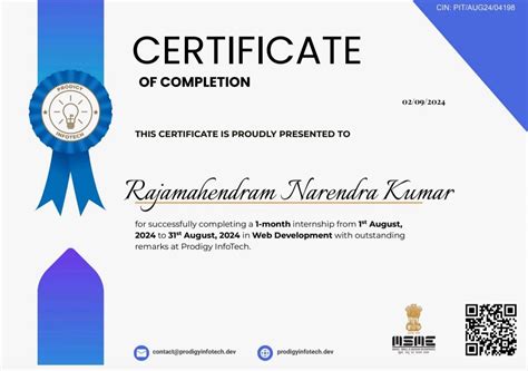 narendra kumar rajamahendram on linkedin internship webdevelopment