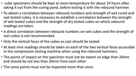Rebound Hammer Test Non Destructive Test PPT