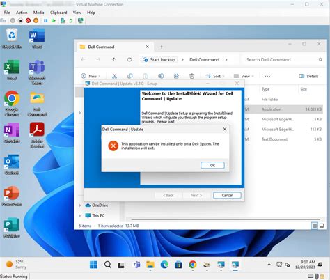 Cant Install Dell Command Update On Hyper V Image Rdell
