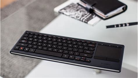 Logitech K830 Illuminated Living Room Keyboard With Built In Touchpad