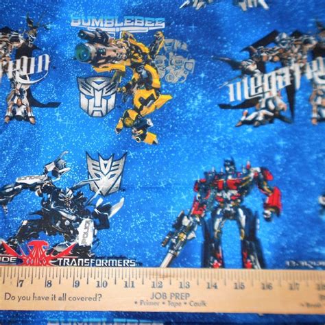 Transformers Fabric Etsy