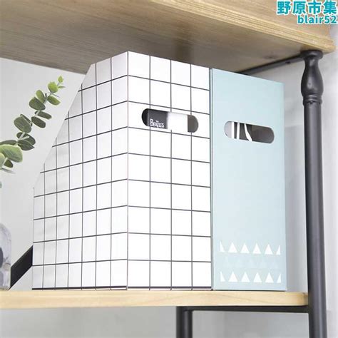 辦公室桌面收納盒文件夾多功能檔案式大容量書立架簡易紙質收納筐 露天市集 全台最大的網路購物市集