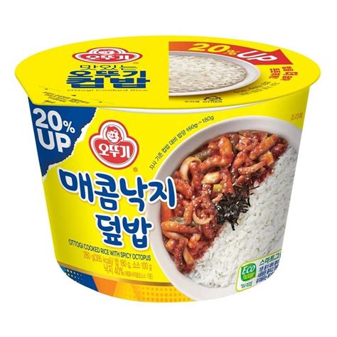 오뚜기 맛있는컵밥 매콤낙지덮밥 280g 홈플러스