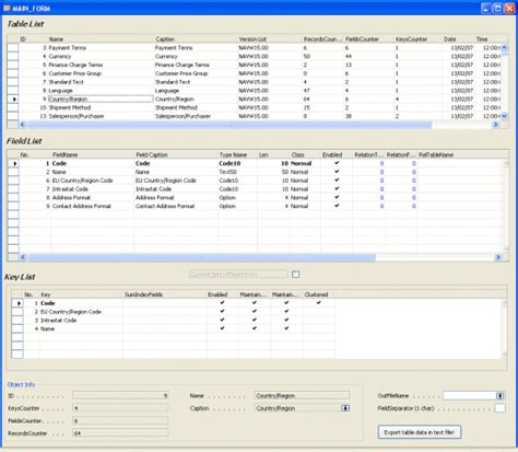 Table Informer V1 0 Mibuso Com