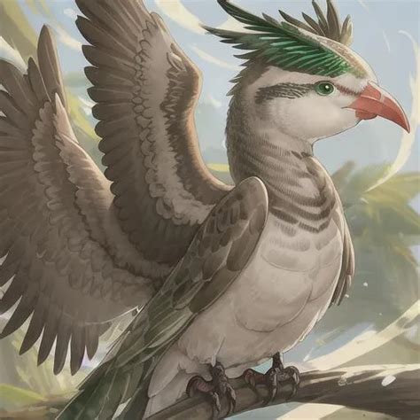 Greeneyes Brown Feathers Beak Of Rising Gentle E