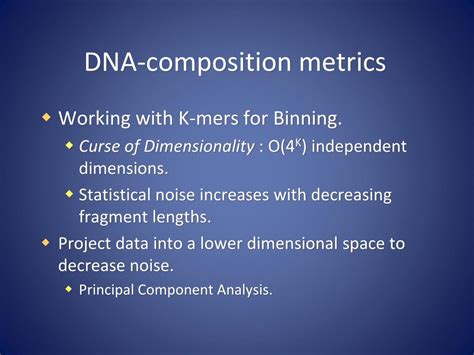 Ppt Compostbin A Dna Composition Based Metagenomic Binning Algorithm Powerpoint Presentation