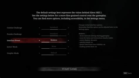 Silent Hill Difficulty Differences Best Difficulty Settings