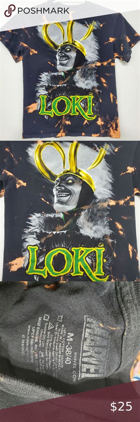 Marvel Loki Super Villain Tie Dye Tshirt Super Villains Tie Dye Marvel