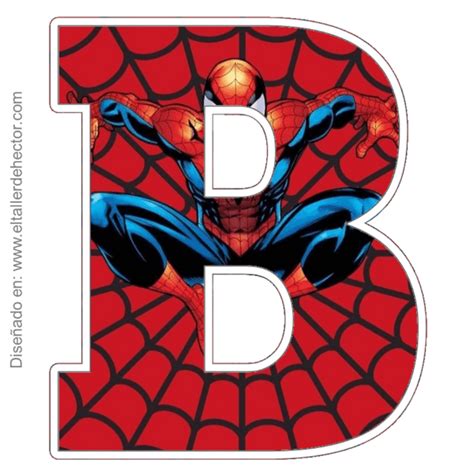 Letras De Spiderman Para Imprimir