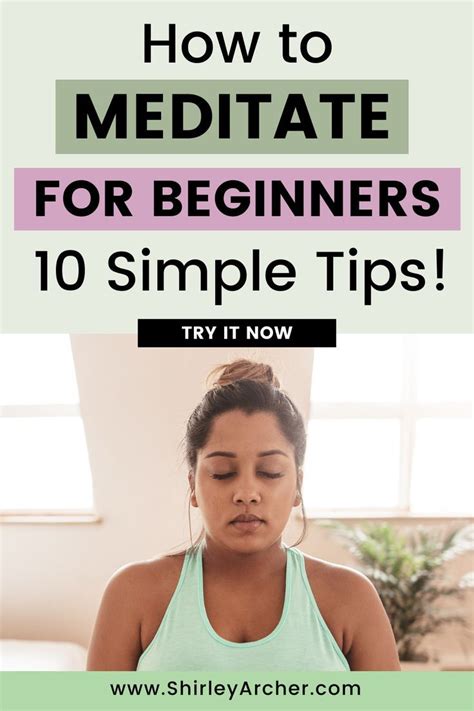 How To Do Meditation For Beginners 10 Good Tips Shirley Archer
