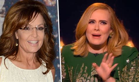 Adele At The Bbc Sarah Palin Credited For Worldwide Success Tv And Radio Showbiz And Tv