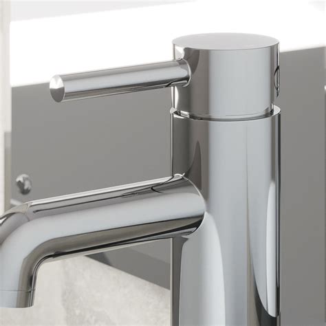 Modern Bathroom High Rise Tall Monobloc Basin Sink Mixer Tap Brass