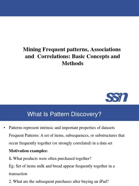 Mining Frequent Patterns Associations And Correlations Basic Concepts