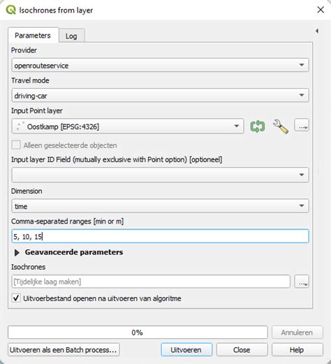 OpenRouteService Deel 2 Isochronen In Qgis WVI GISCO