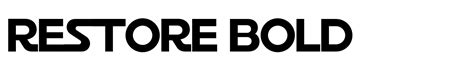 Restore Bold Police Webfont And Desktop Myfonts