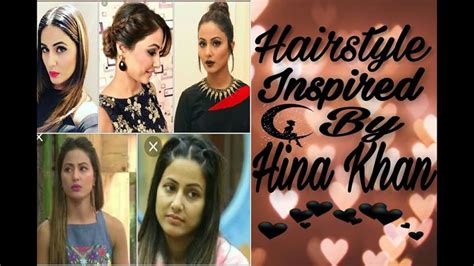 Hairstyle Inspired By Hina Khan Hair Styles Hairstyle Youtube