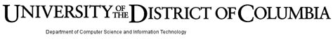 Udc Dept Of Computer Science And Information Technology