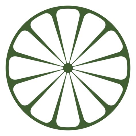 Diseño Png Y Svg De Icono De Media Naranja Para Camisetas
