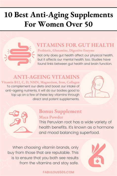 10 Best Anti Aging Supplements For Women Over 50 Artofit