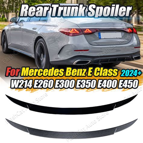 Car Rear Trunk Roof Spoiler For Mercedes Benz E Class W214 Tail Wing