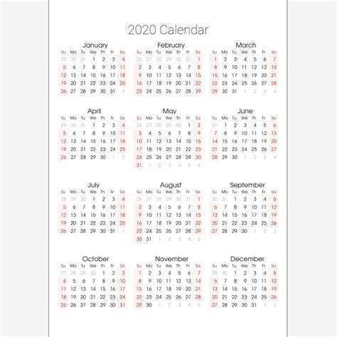 Printable Yearly Calendar Yearly Planner Printable Planner Free