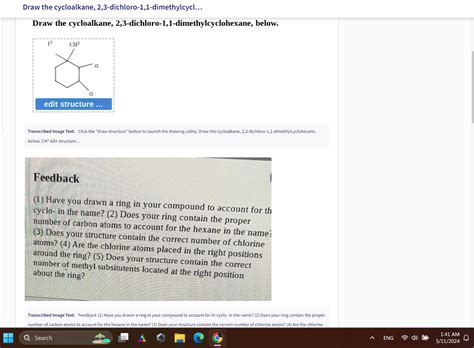 Solved Draw the cycloalkane, | Chegg.com