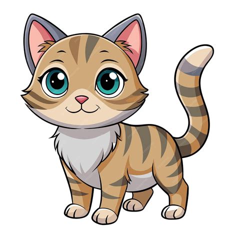 Premium Vector Realistic Cat Vector Illustration