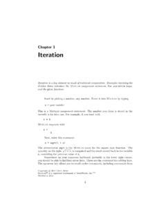 Chapter Iteration MathWorks Chapter Iteration Mathworks Pdf PDF PRO