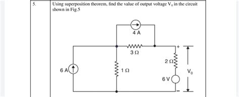 Answered Using Superposition Theorem Find The Bartleby