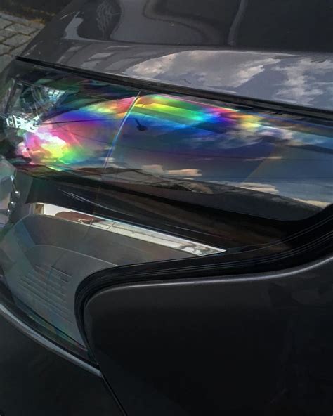 Rainbow Car Hood Art Color Theory Inspiration