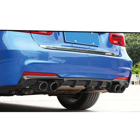 Rear Diffuser For F30 M Performance Double Output L R Custom Style Car Autovision Europe