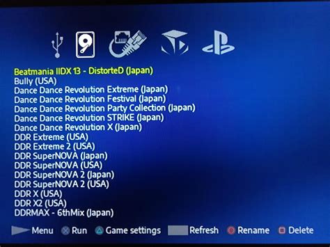 My Soft Modded Ps2 With All Ddr Cs Versions Loaded On A Hdd And Usb