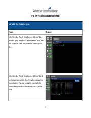 CYB 300 Module Two Lab Worksheet. KSmith.docx - CYB 300 Module Two Lab ...