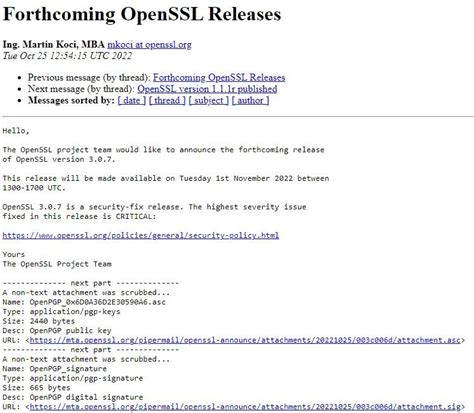 Vulnerabilidad CrÍtica En Openssl 30 Y Posteriores Afecta A Miles De
