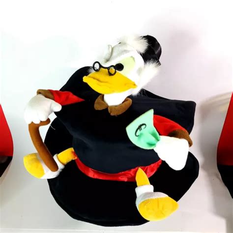 Disney Scrooge Mcduck Novelty Top Hat Disneyland Paris Plush Ducktales