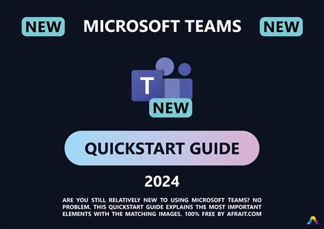 Microsoft Teams Quickstart Guide 2024 English — Afrait