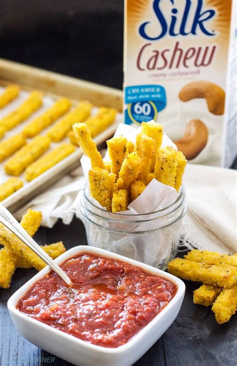 Baked Polenta Fries With Spicy Marinara Sauce Recipe Runner